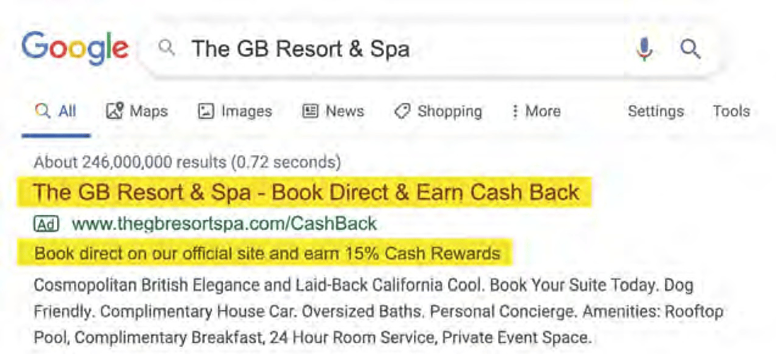 SEM Rewards Messaging